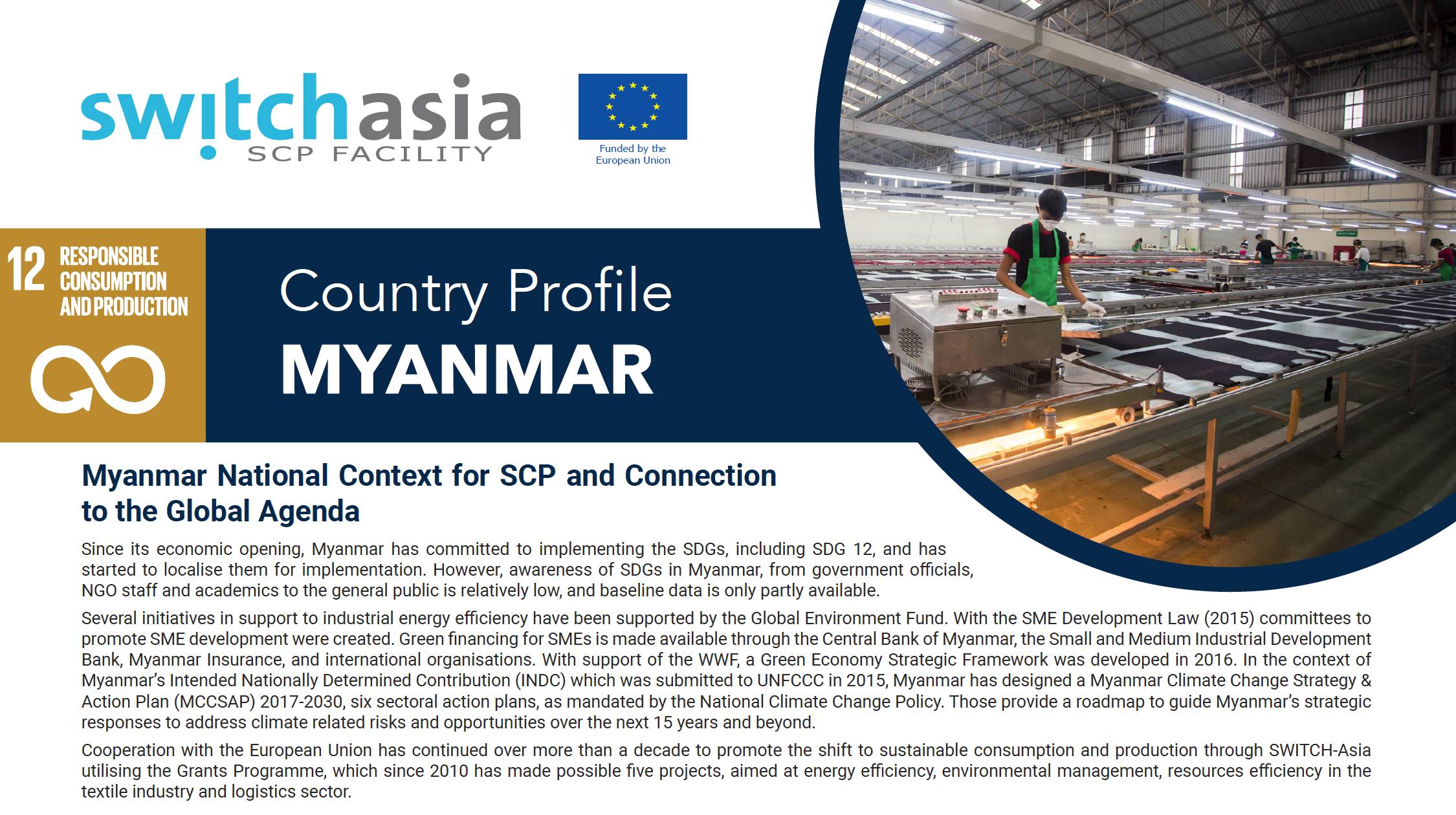 Myanmar Country Profile › Resource Library | SWITCH-Asia
