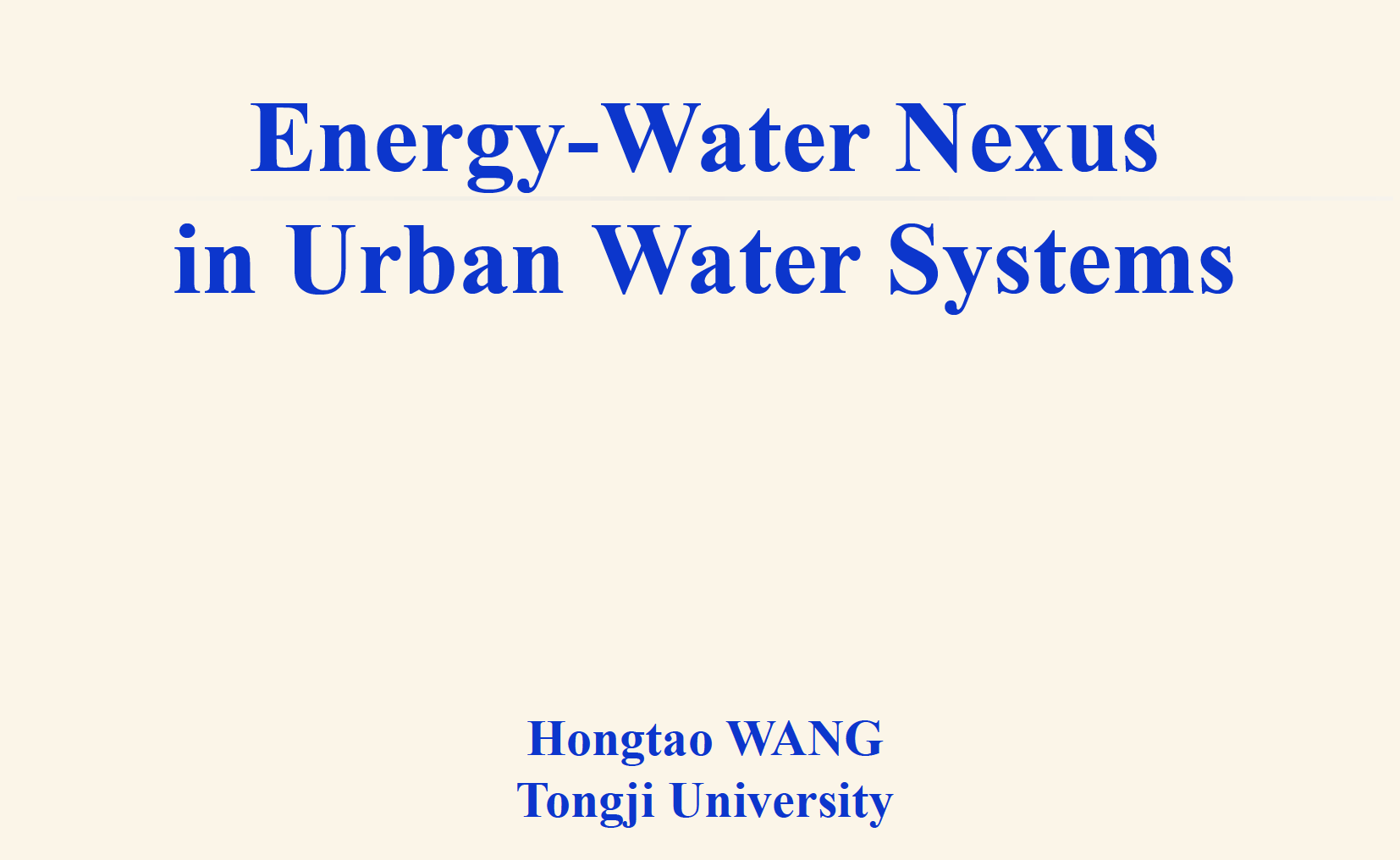 Energy Water Nexus in Urban Water Systems › | SWITCH-Asia