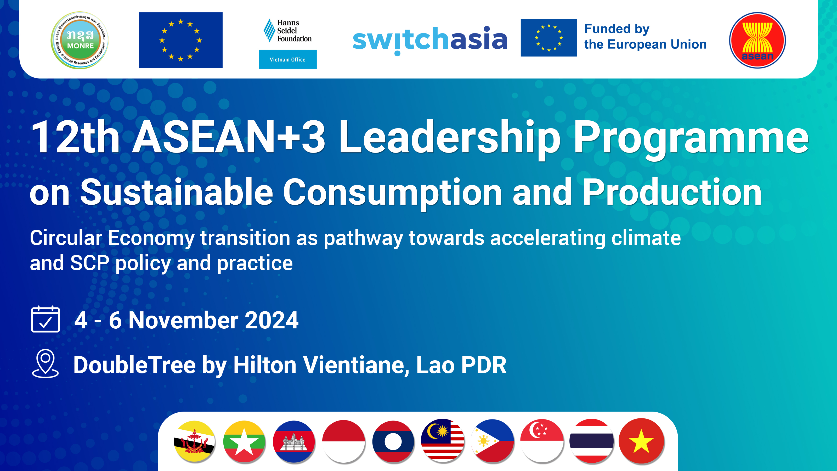 12th ASEAN+3 Leadership Programme on Sustainable Consumption and ...