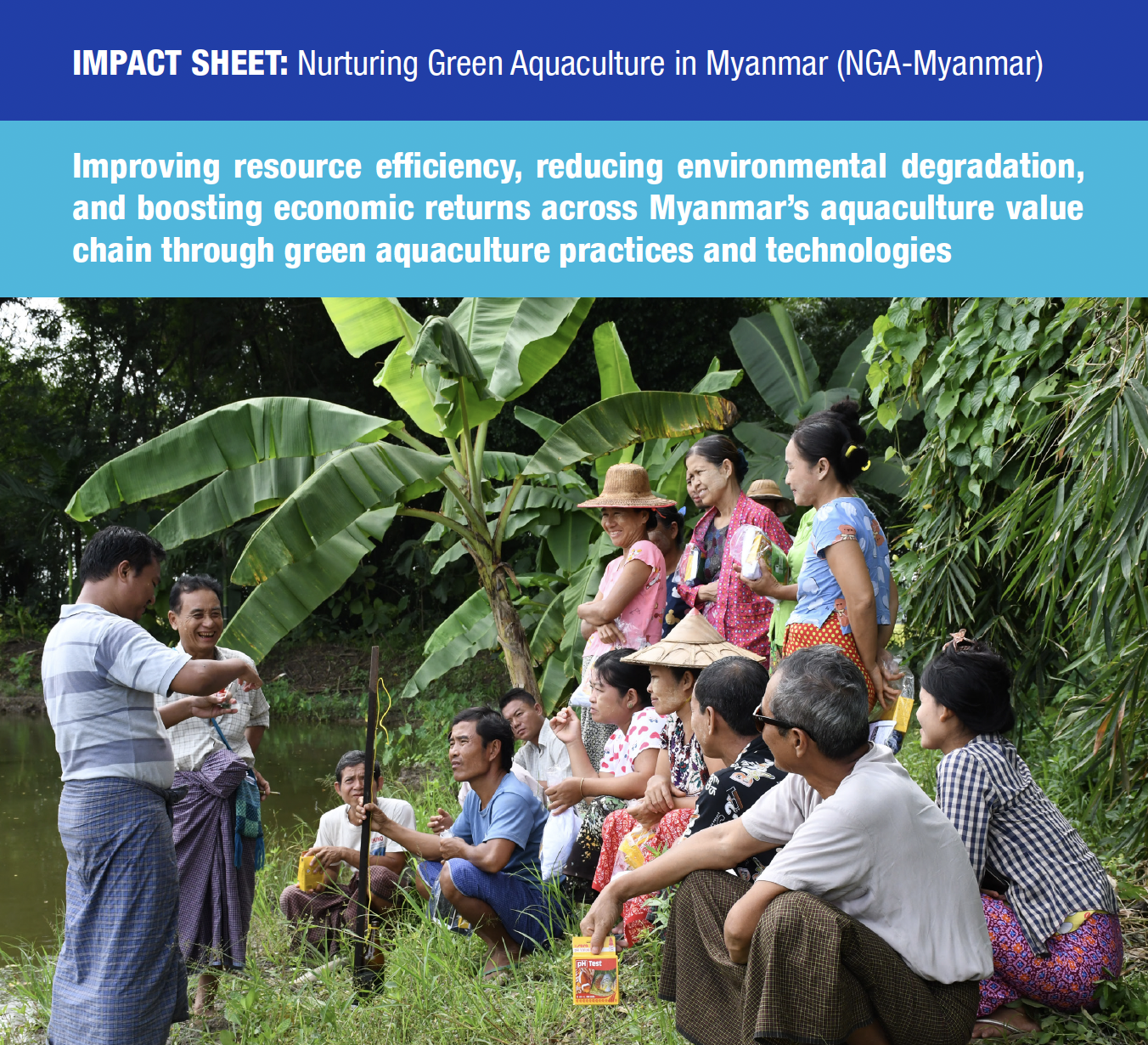 Impact Sheet: Nurturing Green Aquaculture in Myanmar (NGA-Myanmar ...